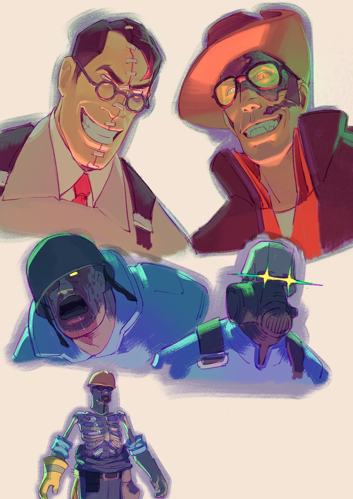 ArtStation - Fan Art (Team Fortress 2)