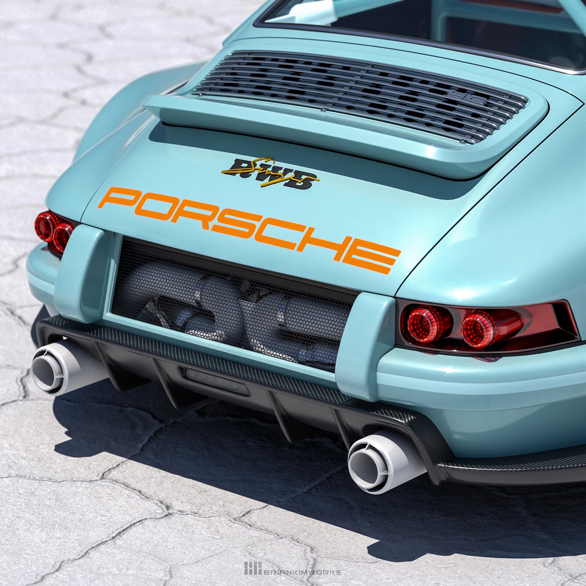 BRIAN KIM DESIGNS - RWB Singer 911 Restomod