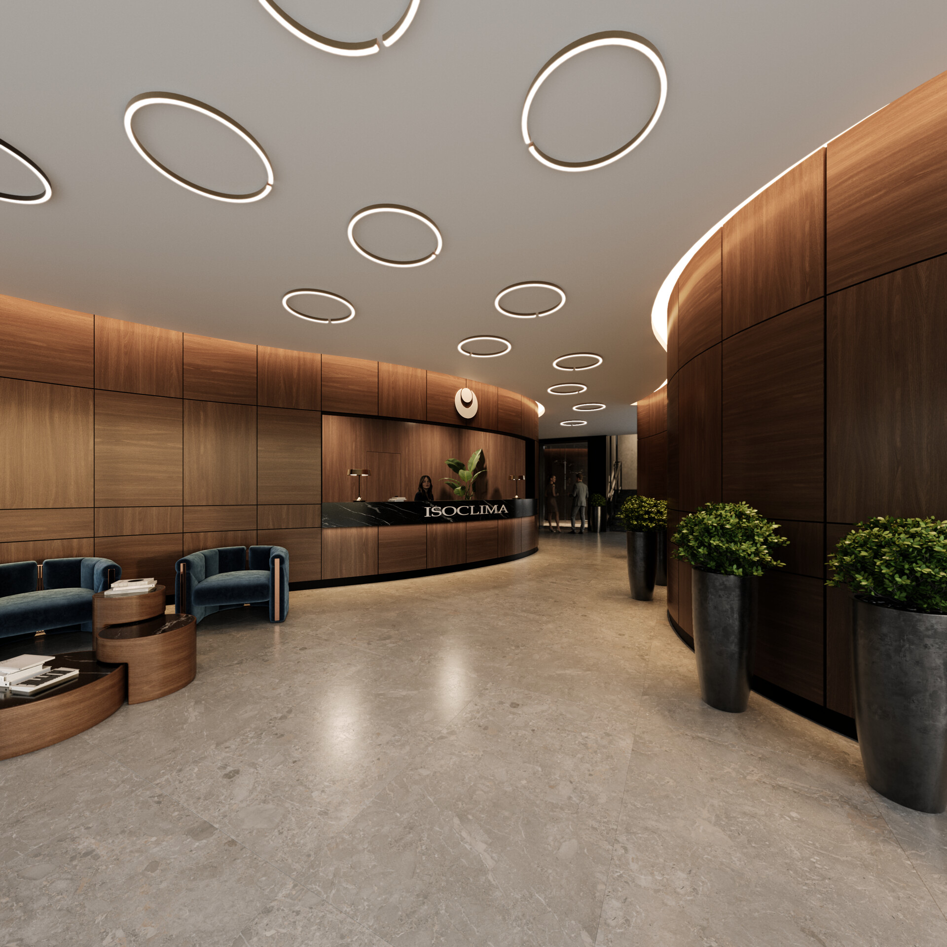 ArtStation - Office Entrance Hall