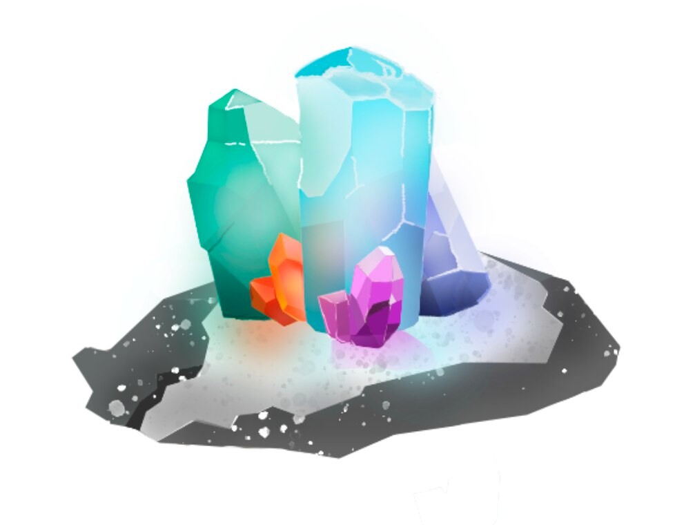 ArtStation - Block Story crystals