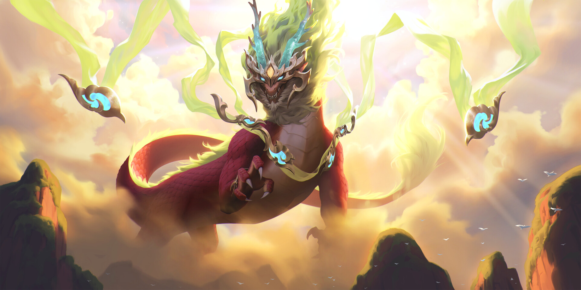 ArtStation - Elder Dragon Heavenscale - Legends of Runeterra