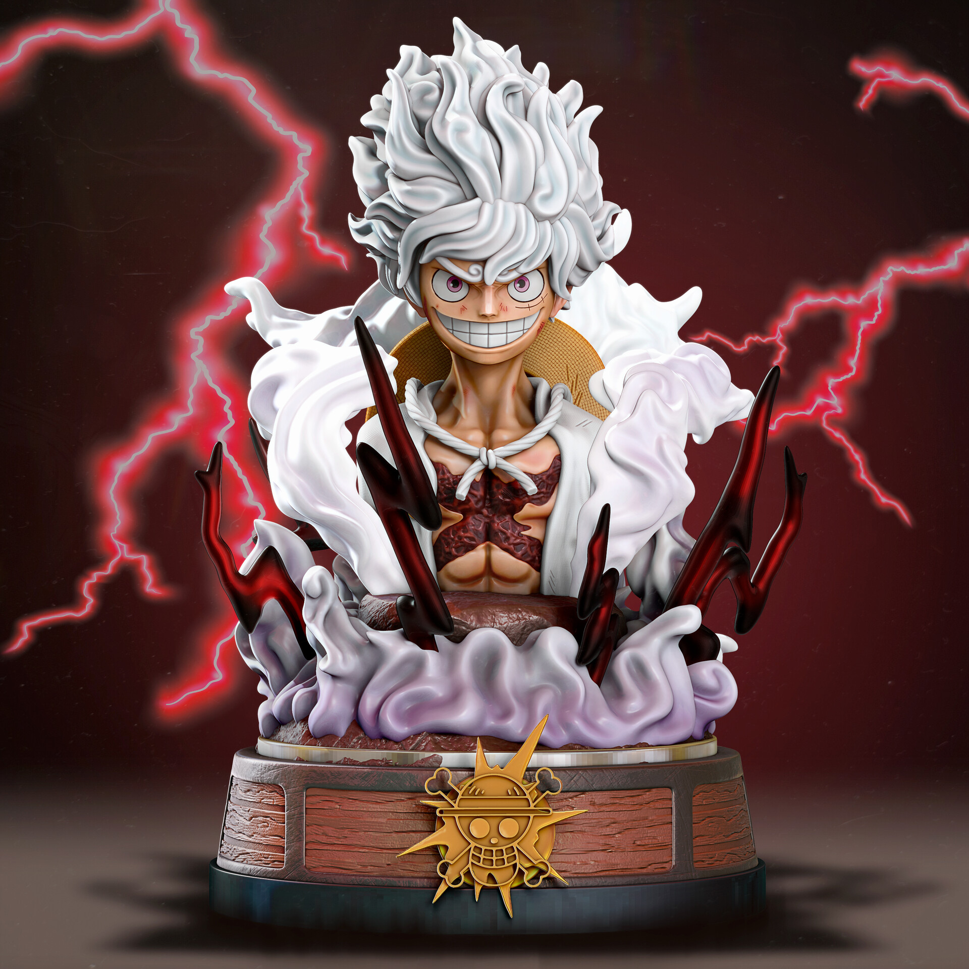ArtStation - Luffy Gear 5 Busto