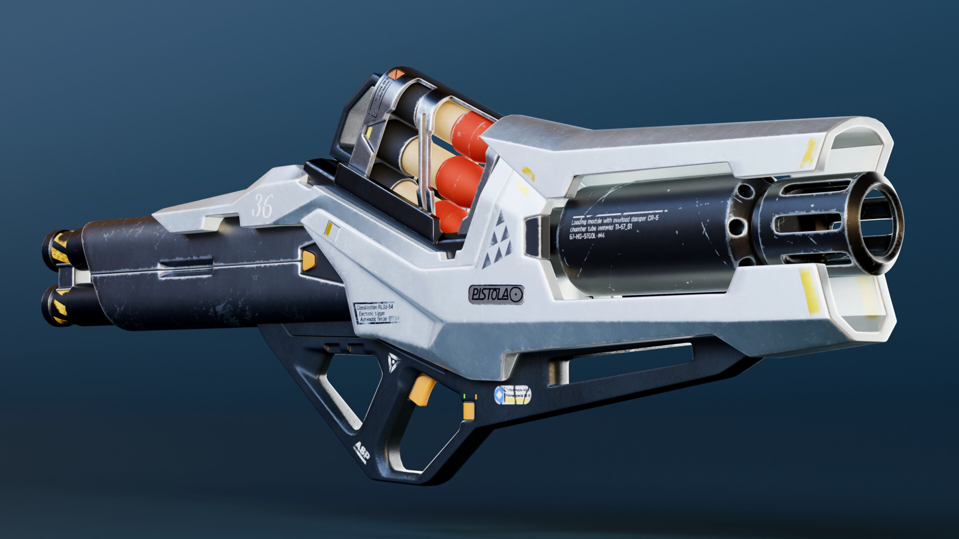ArtStation - Stylized Launcher (concept art by "Ivan Vilkov")