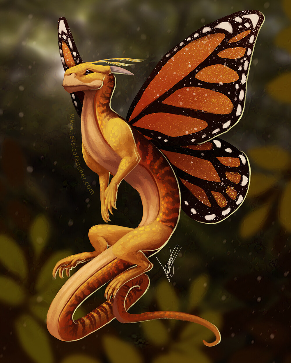 ArtStation - Butterfly Dragon