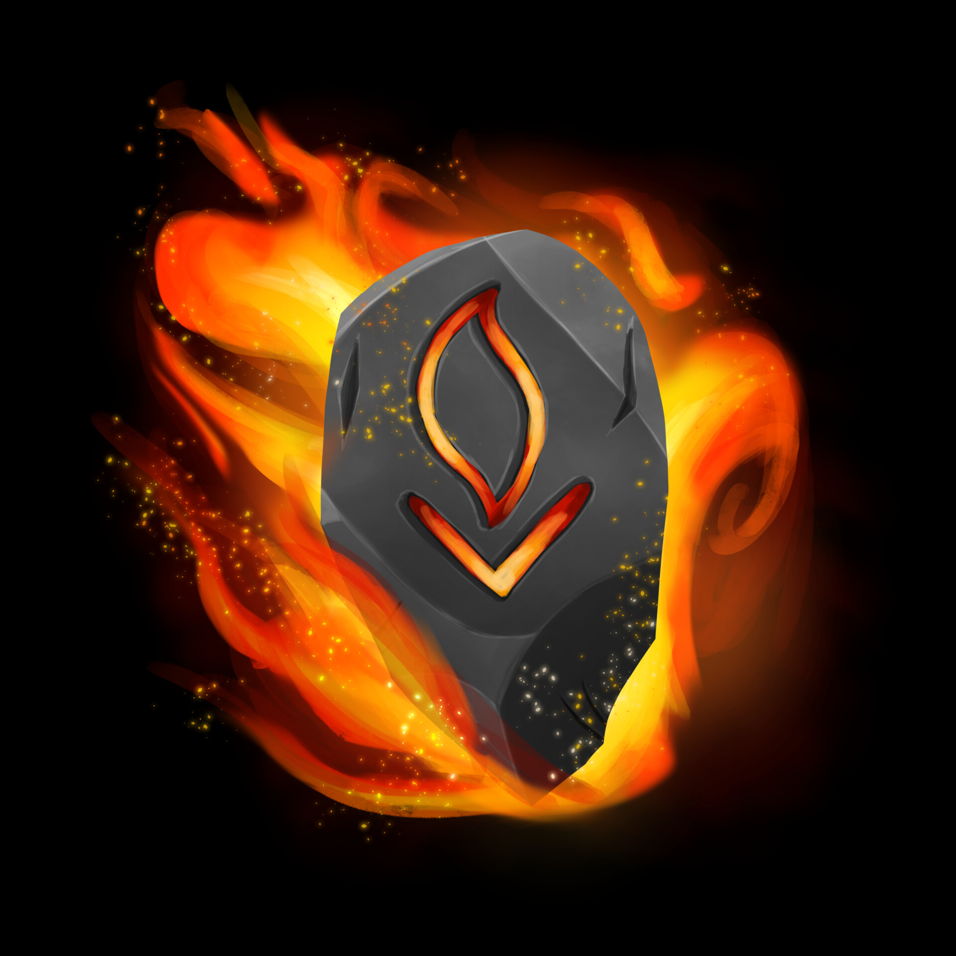 ArtStation - Elemental rune stones