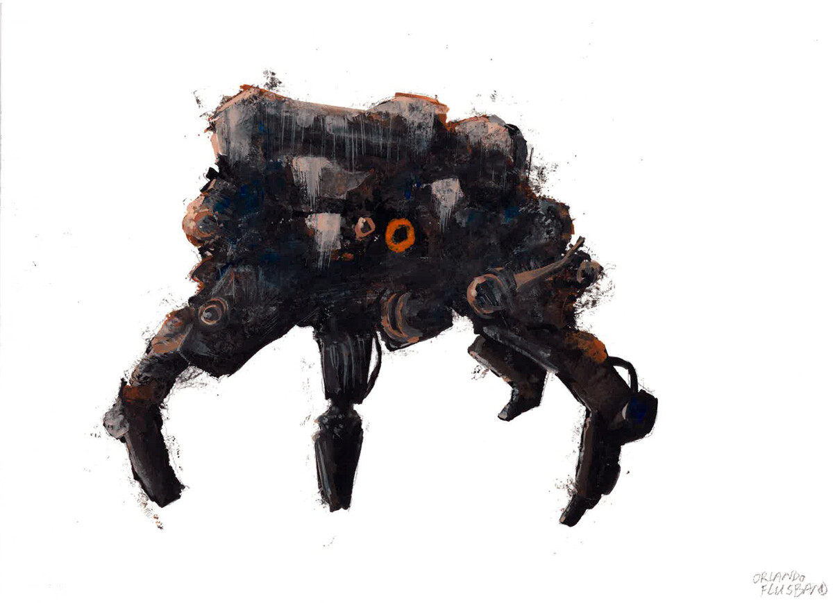 ArtStation - Warfront support mech