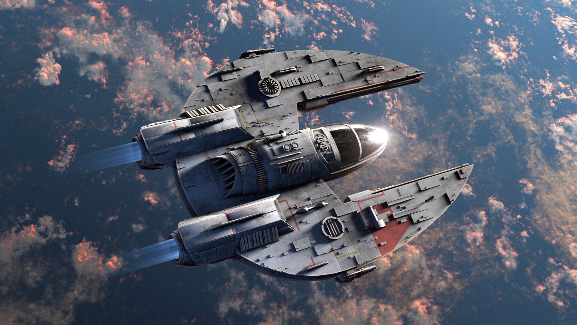 ArtStation - C-Wing / remodelled
