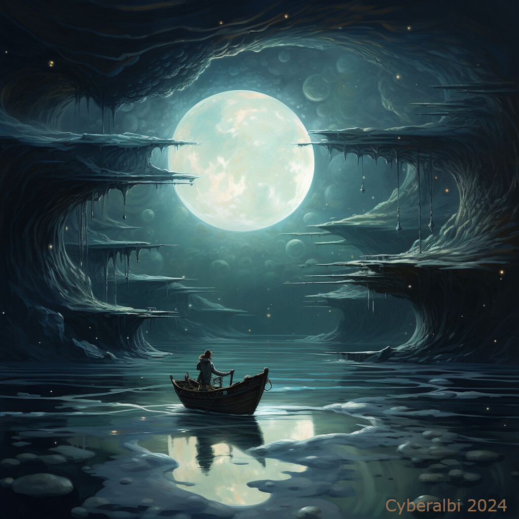 ArtStation - Charming moon river