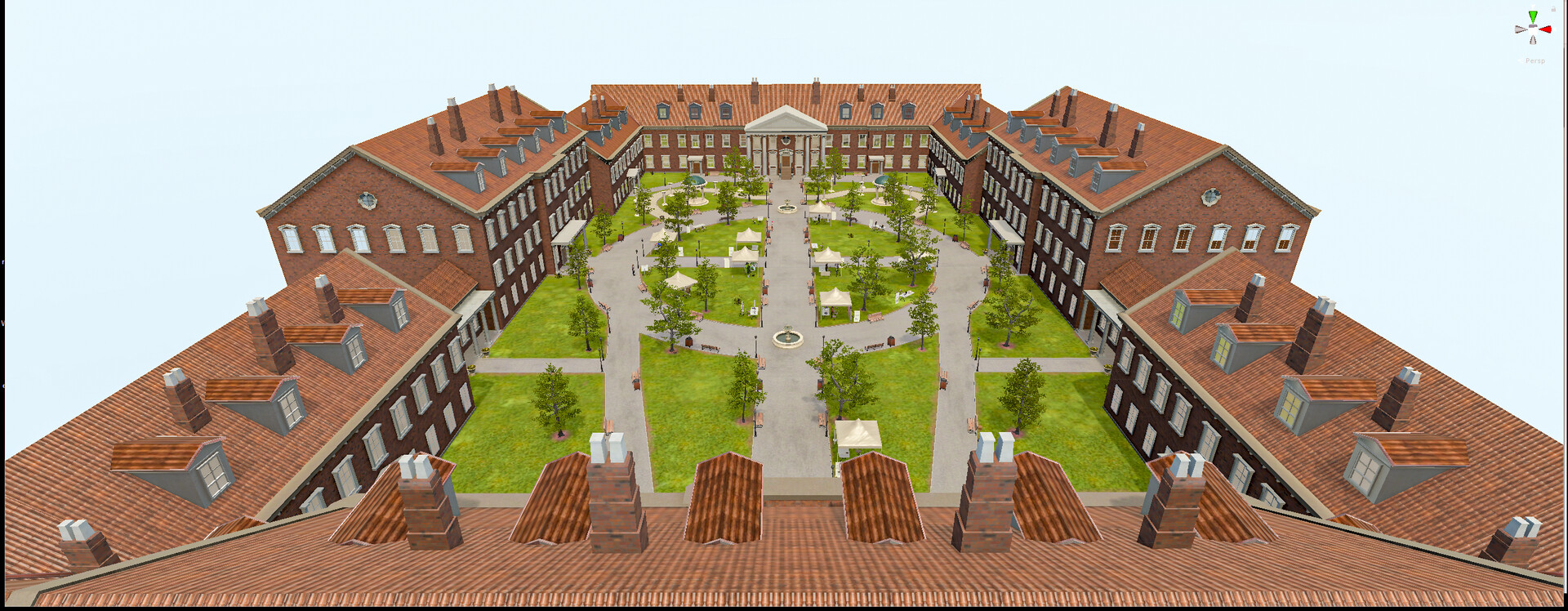 ArtStation - University Quad