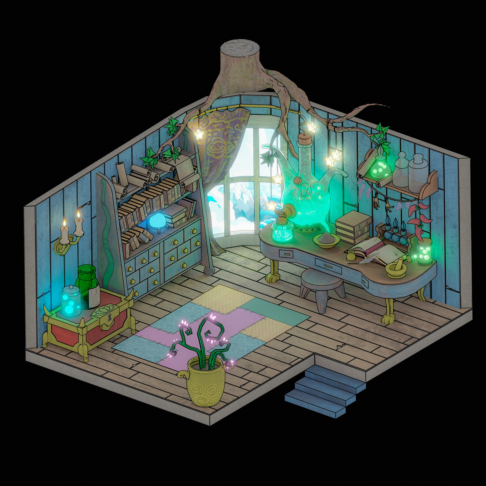 ArtStation - Alchemist's Room