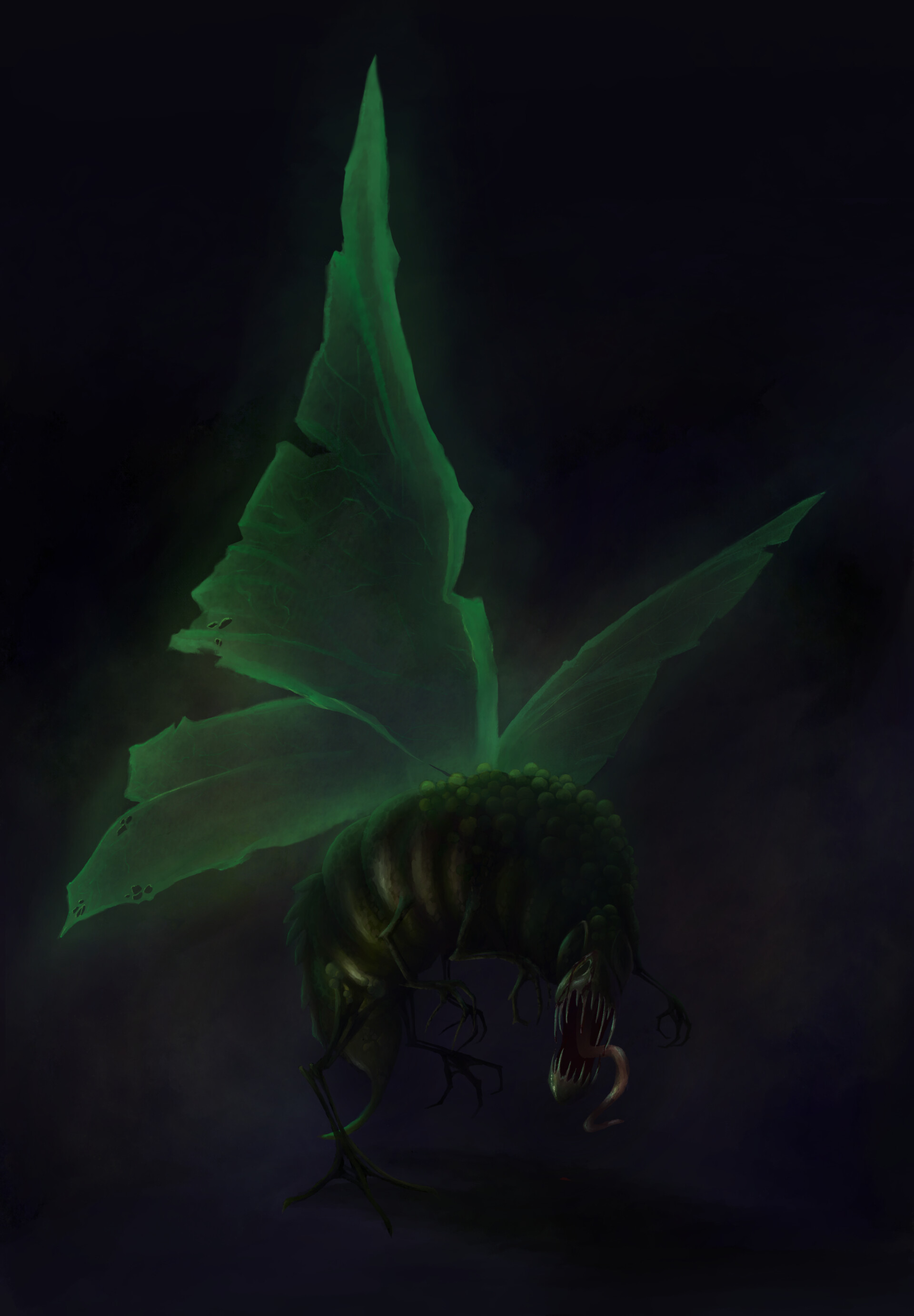ArtStation - A butterfly monster