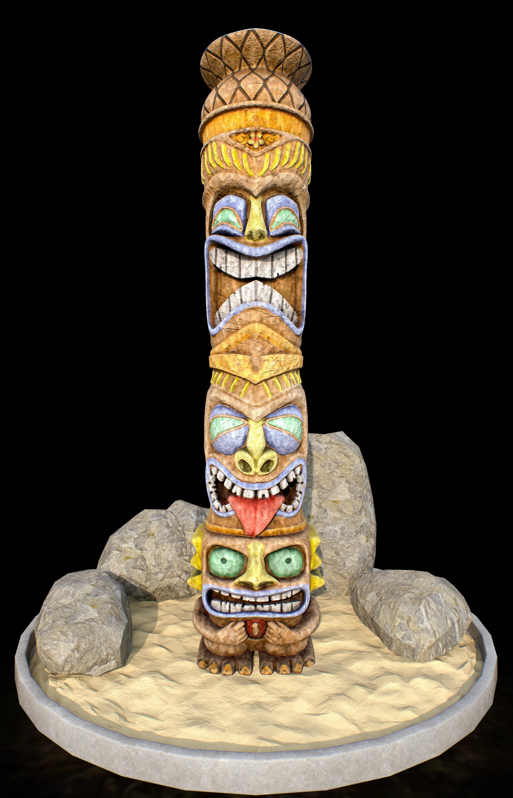 ArtStation - Tiki Statue