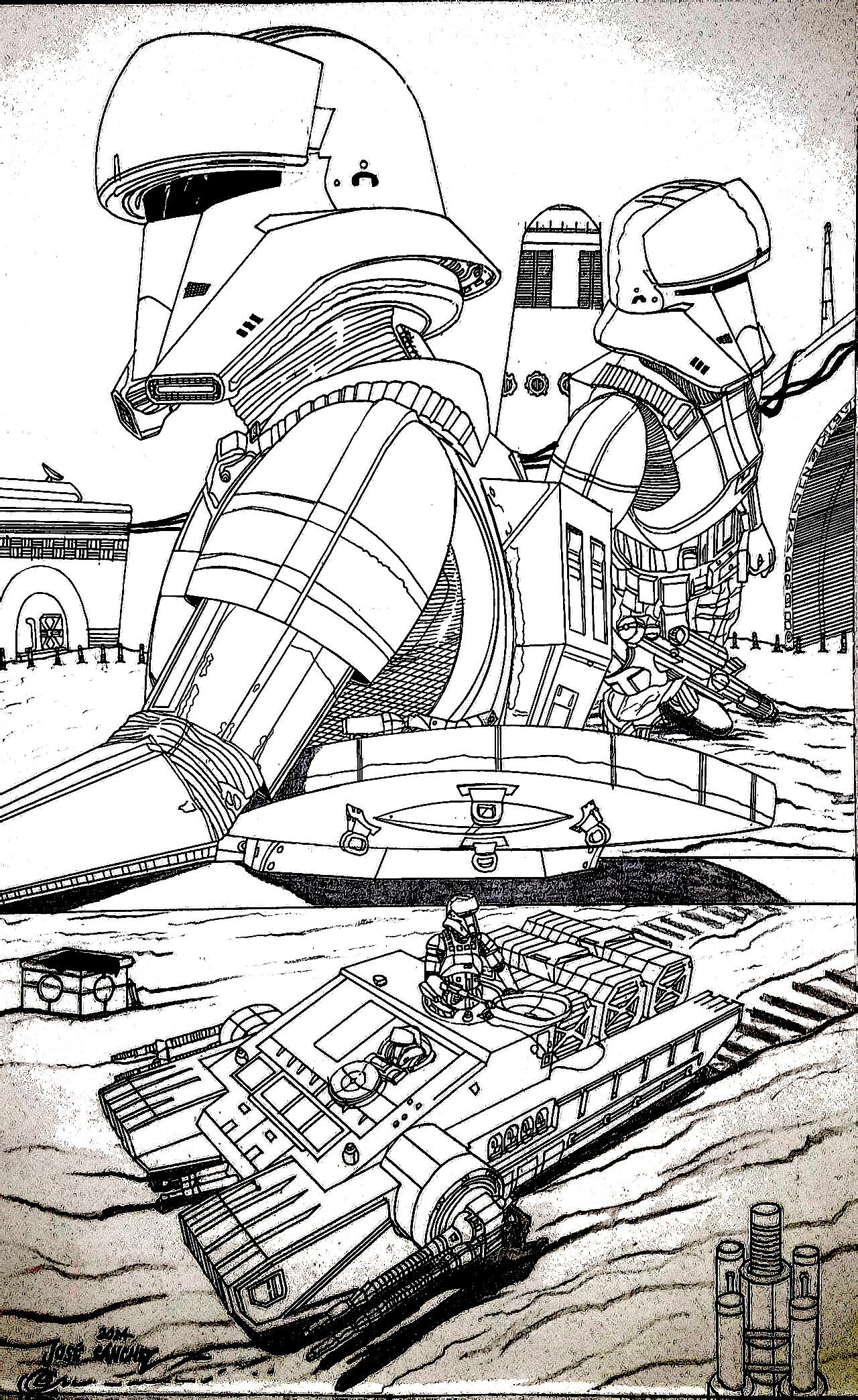 tank from wars coloring pages