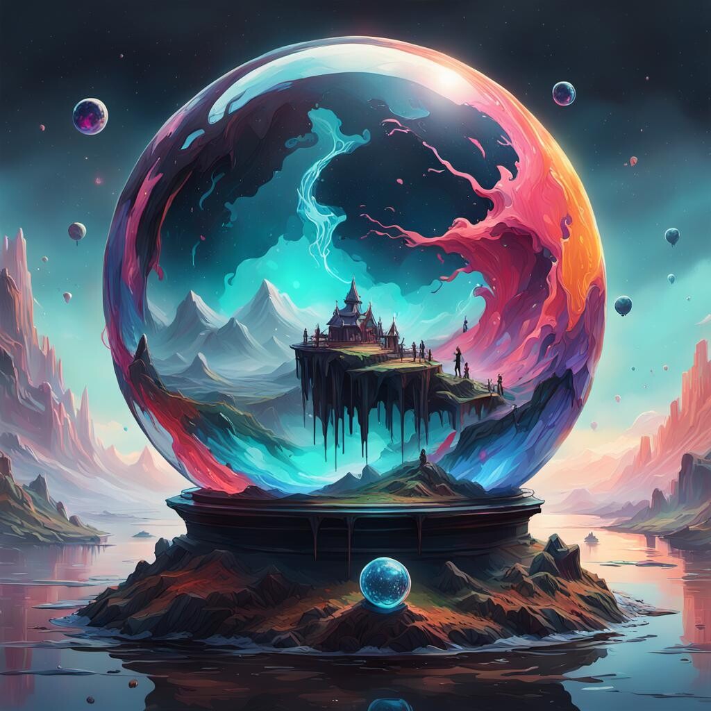 ArtStation - hollow earth scenery