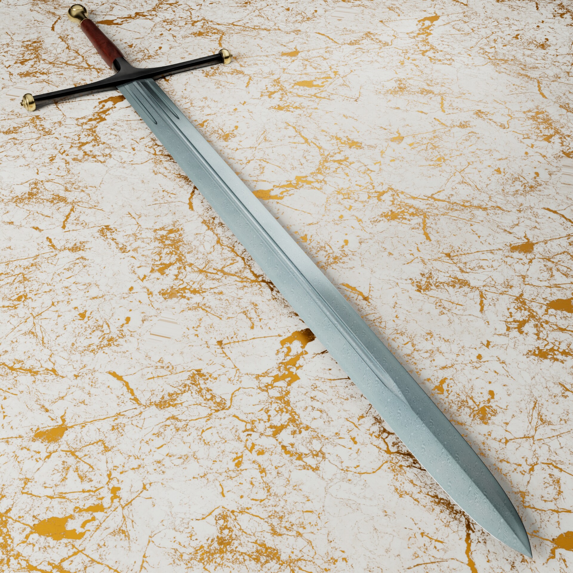 ArtStation - ICE - House Stark's GreatSword [Series Version]