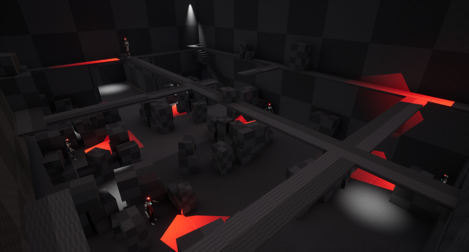 ArtStation - Untitled Stealth Game Greybox Level