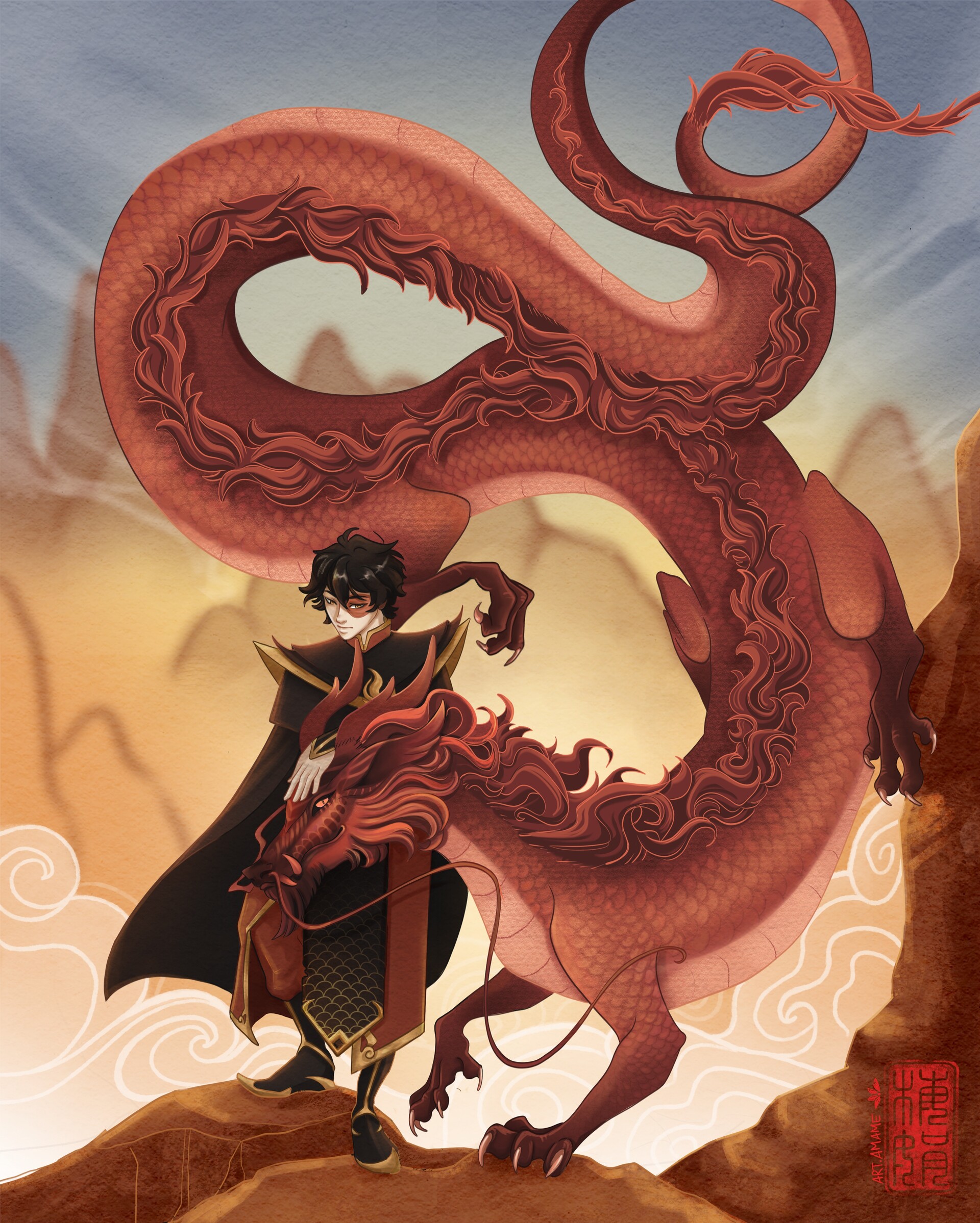 ArtStation - Zuko year of the dragon