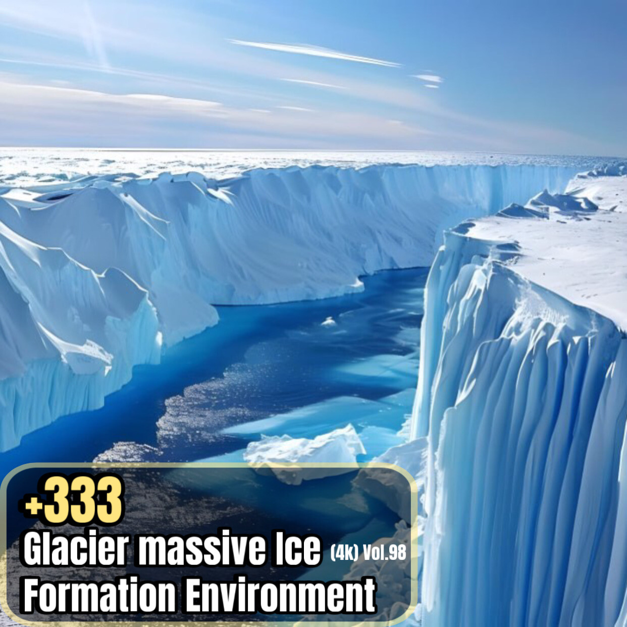 ArtStation - +333 Glacier Massive Ice Formation Environment concept (4k)