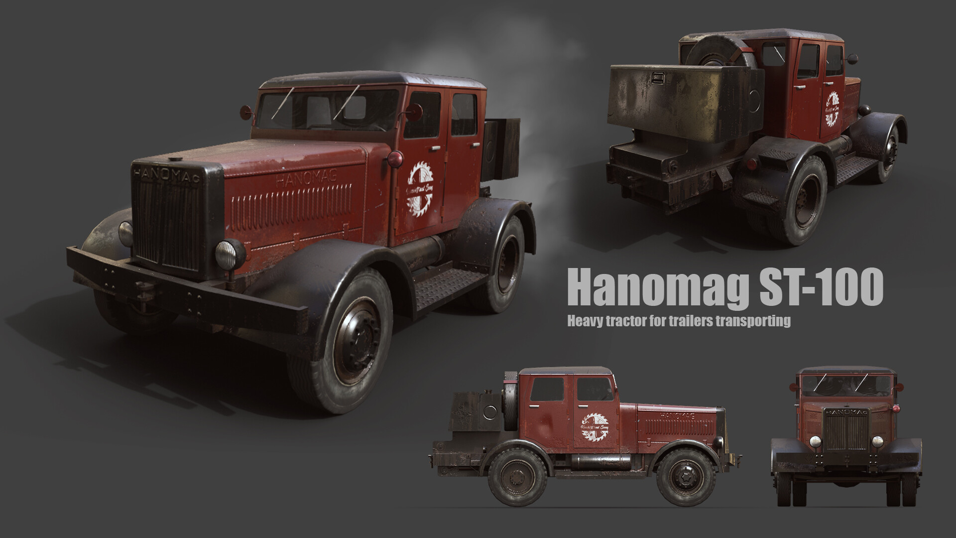 Kirill Katkov - Hanomag ST-100 German Heavy Tractor
