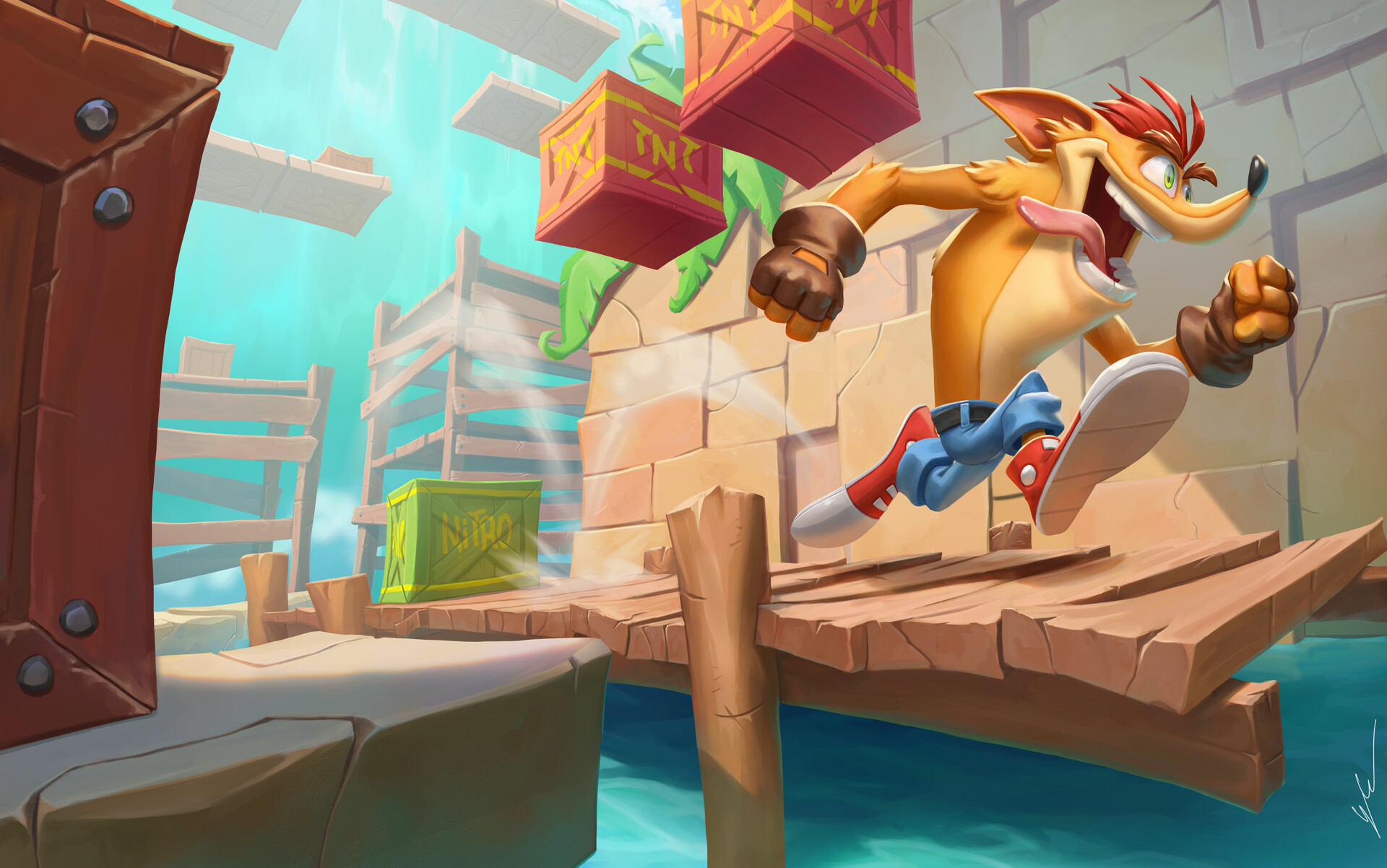 ArtStation - Crash Bandicoot fanart