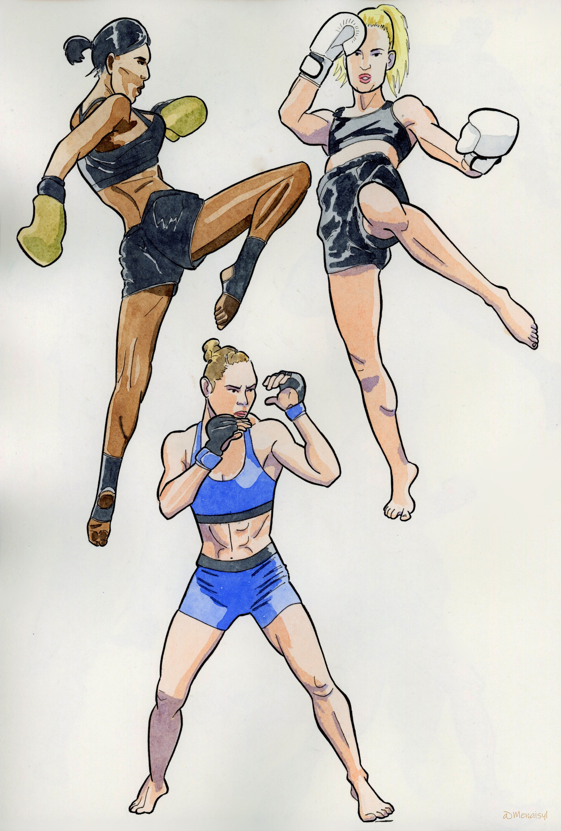 ArtStation - Body movement study! [5]