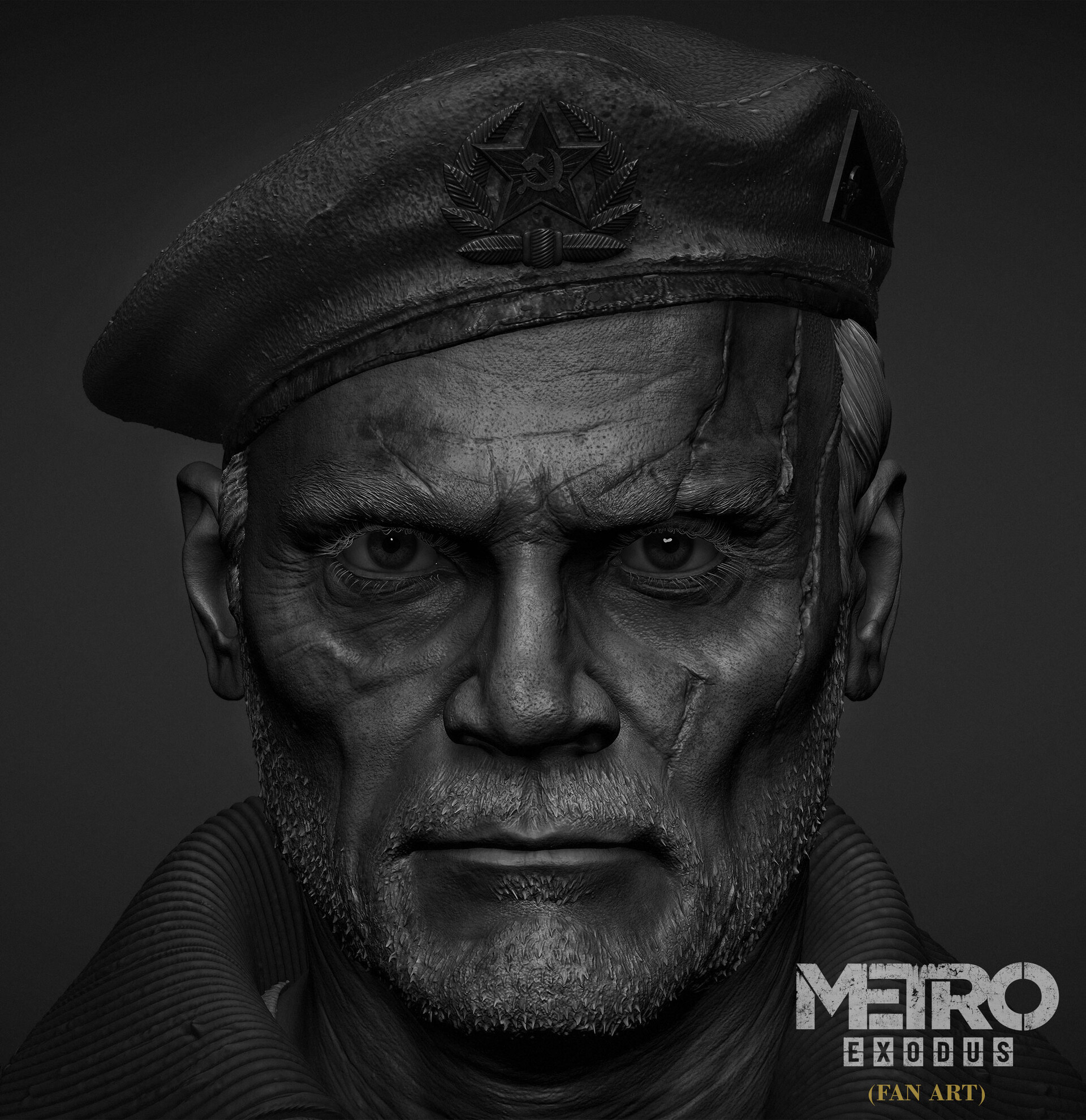 ArtStation - Colonel Miller (Metro Exodus) Fanart.