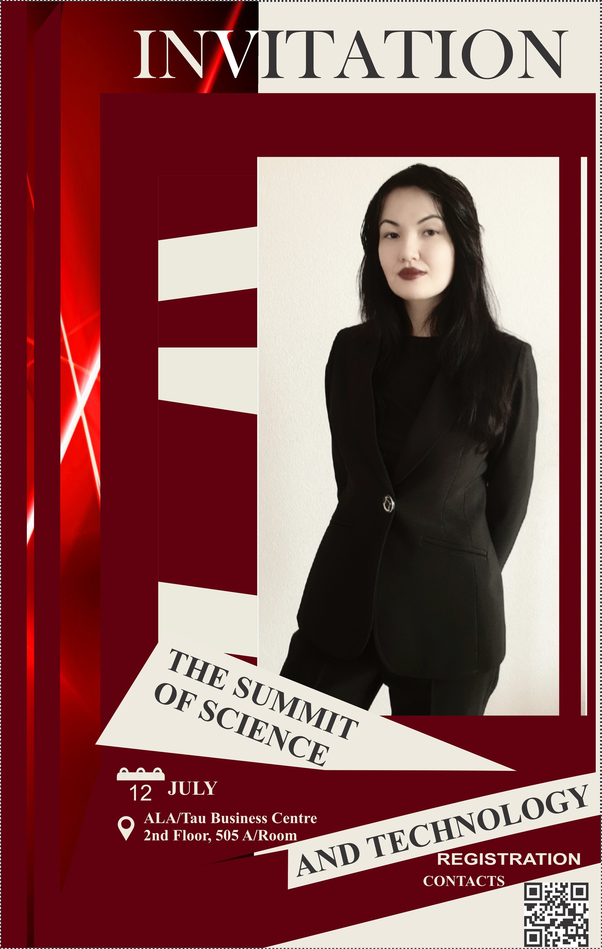 ArtStation - Science & Technology Summit Invitation Poster