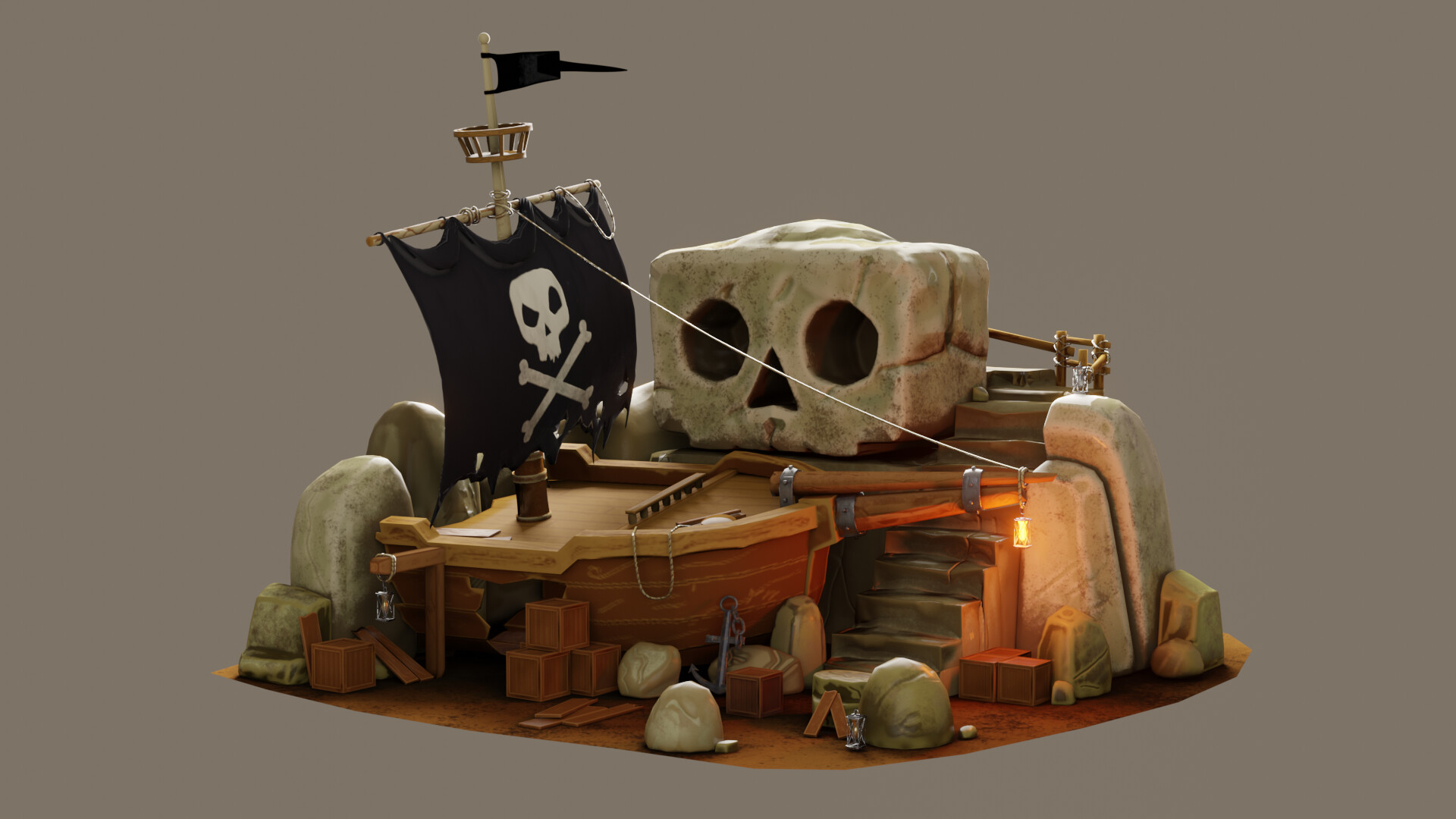 ArtStation - Pirate Haven