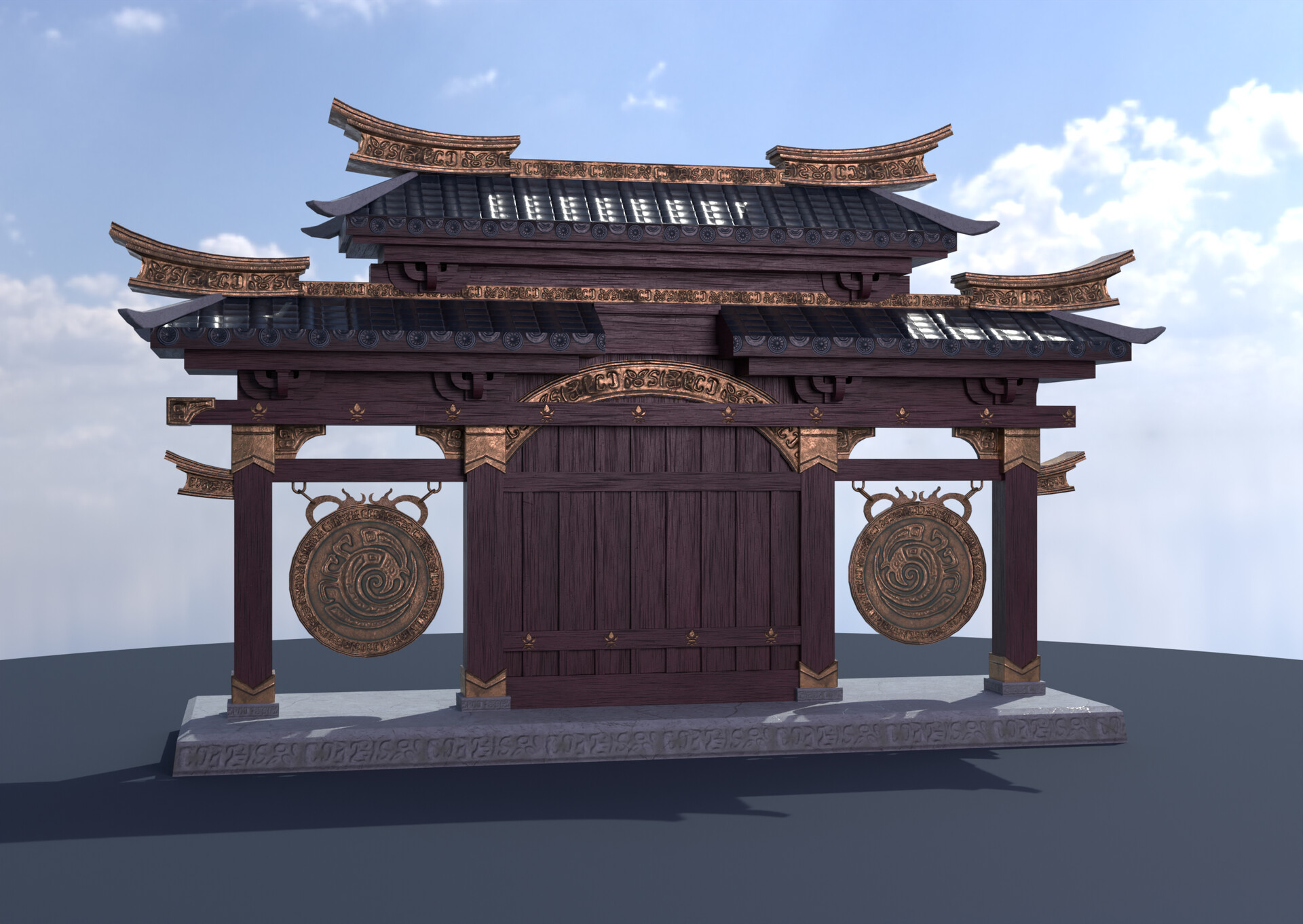ArtStation - Shrine gate from Naraka
