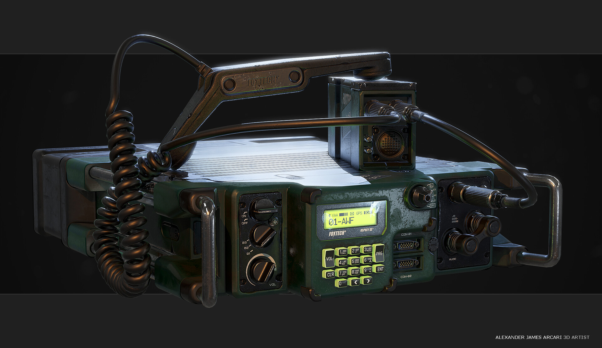 ArtStation - Military Radio