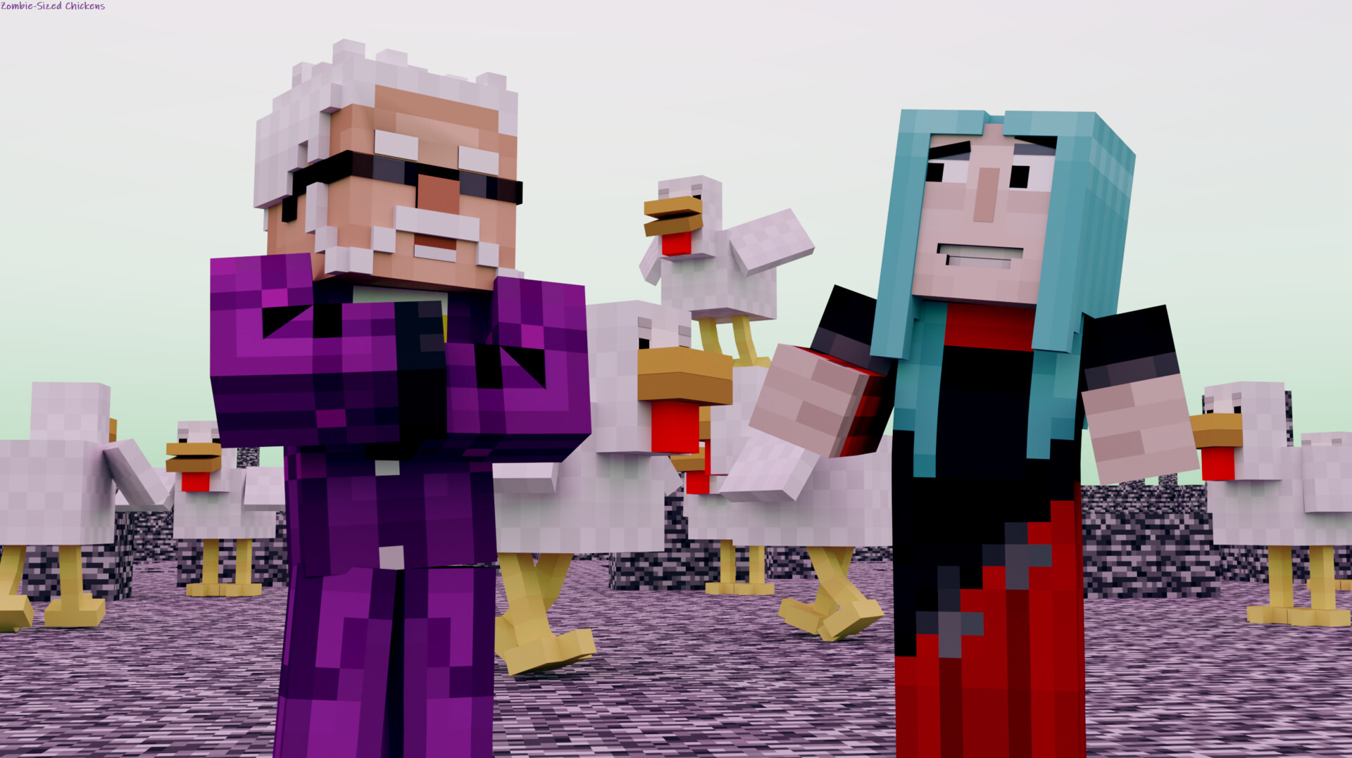 ArtStation - Zombie-Size Chickens - December 2023