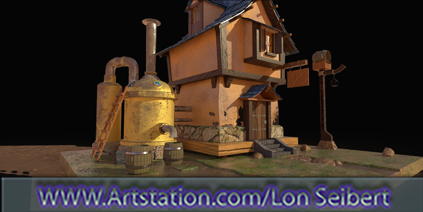 ArtStation - Distillery Model