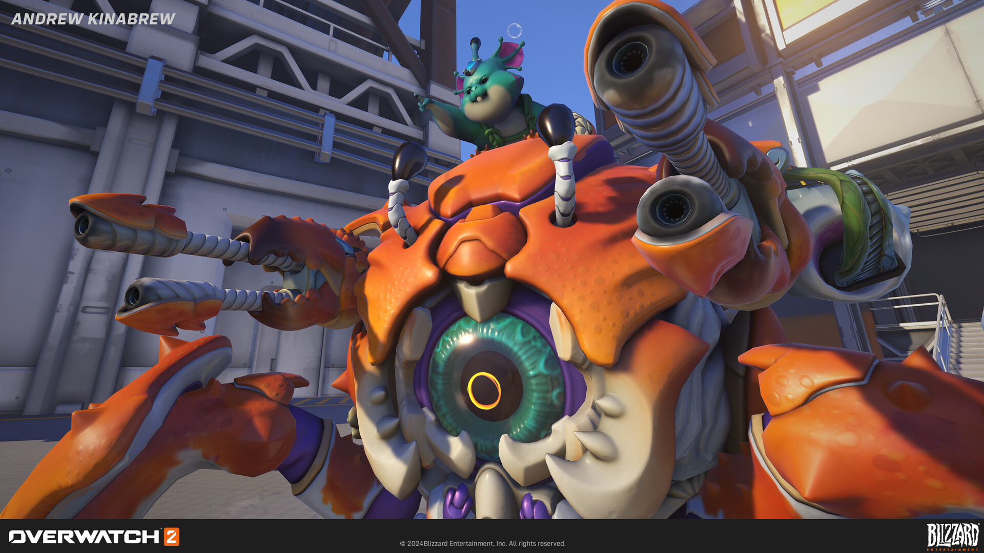 Andrew Kinabrew - Wrecking Ball Crustacean skin for Overwatch 2