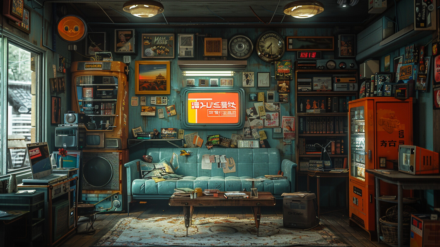 Concept Art - +390 Retro Environment Concept(4k) | Vol_174