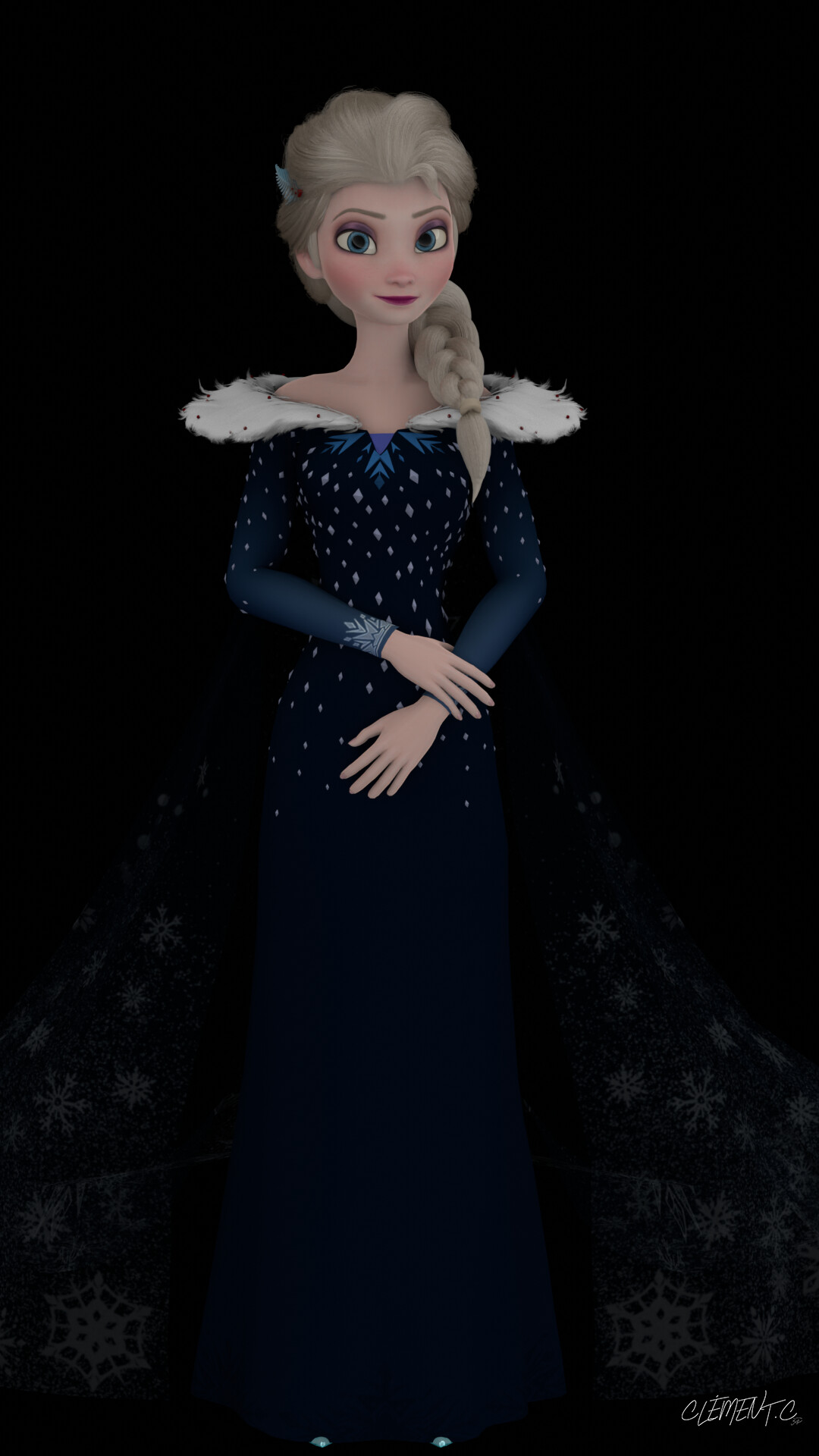 ArtStation - Elsa Christmas