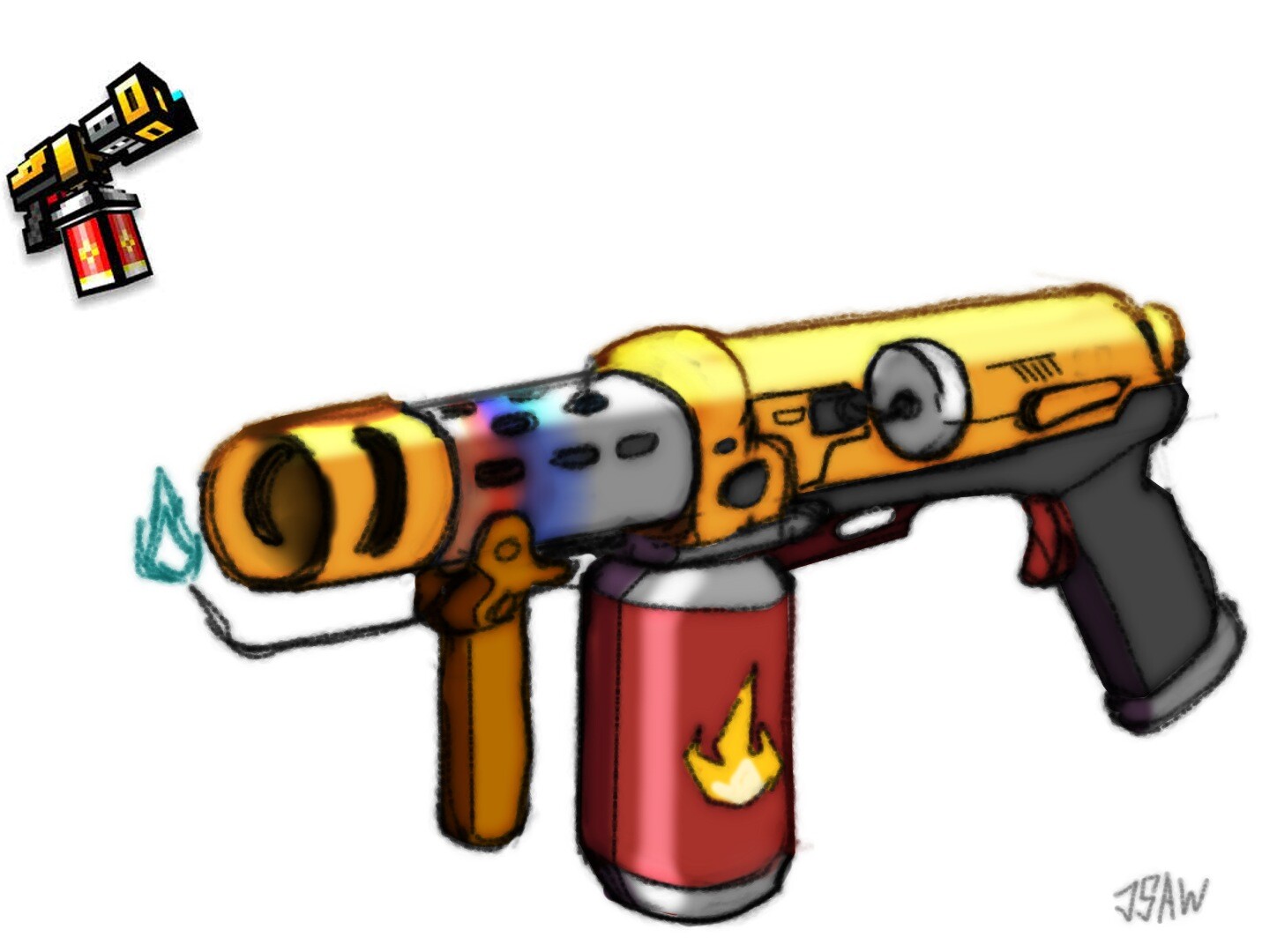 how to draw pixel gun 3d weapons