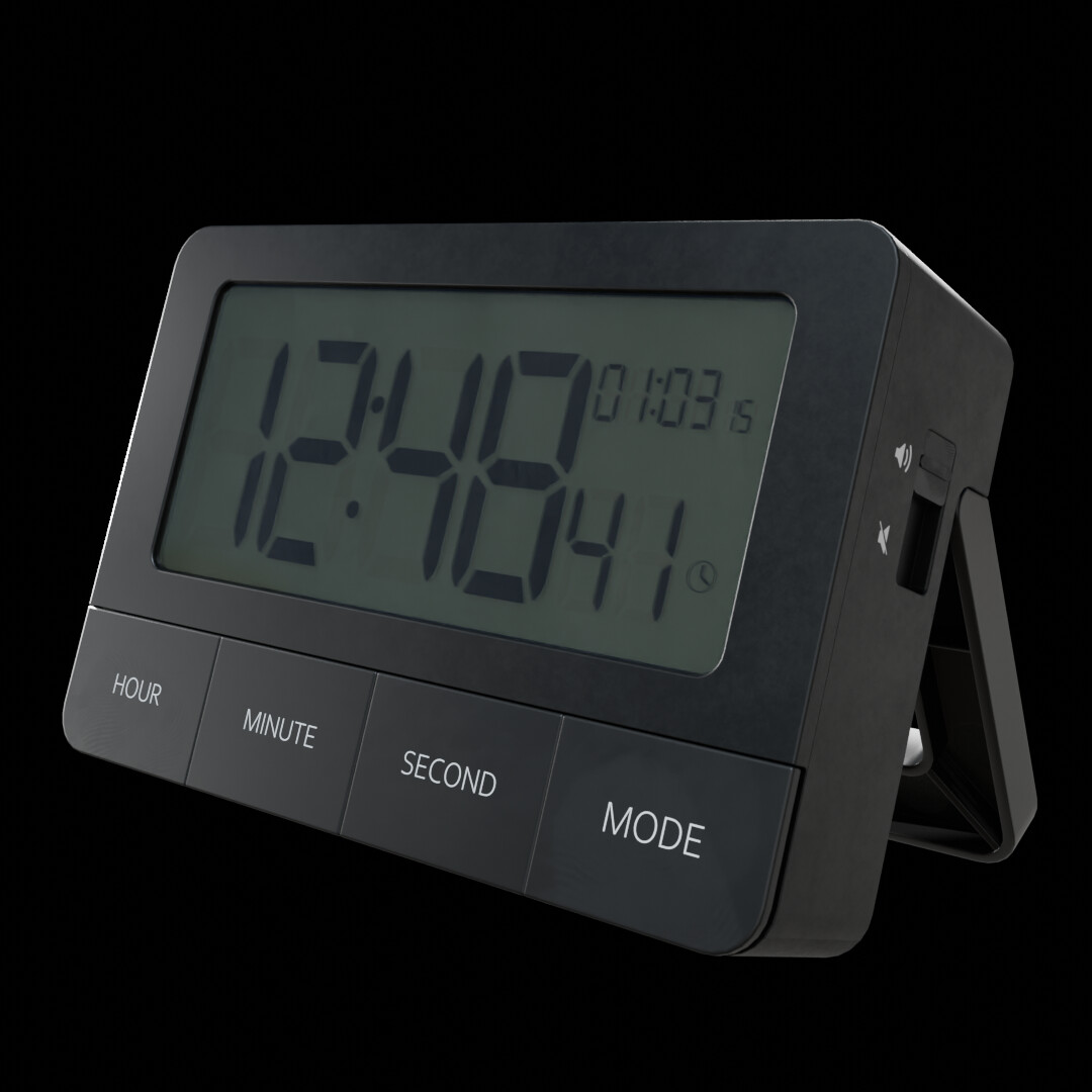 ArtStation - Digital Clock