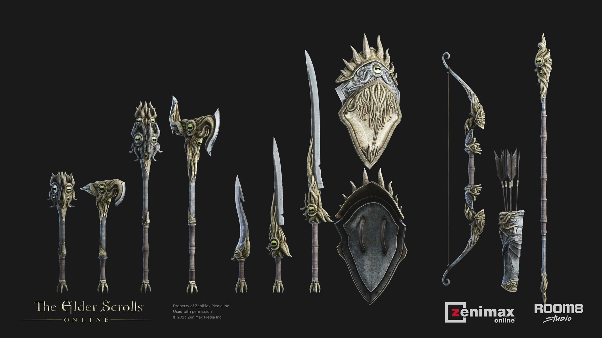 Room 8 Studio - Portfolio - Weapons (The Elder Scrolls)
