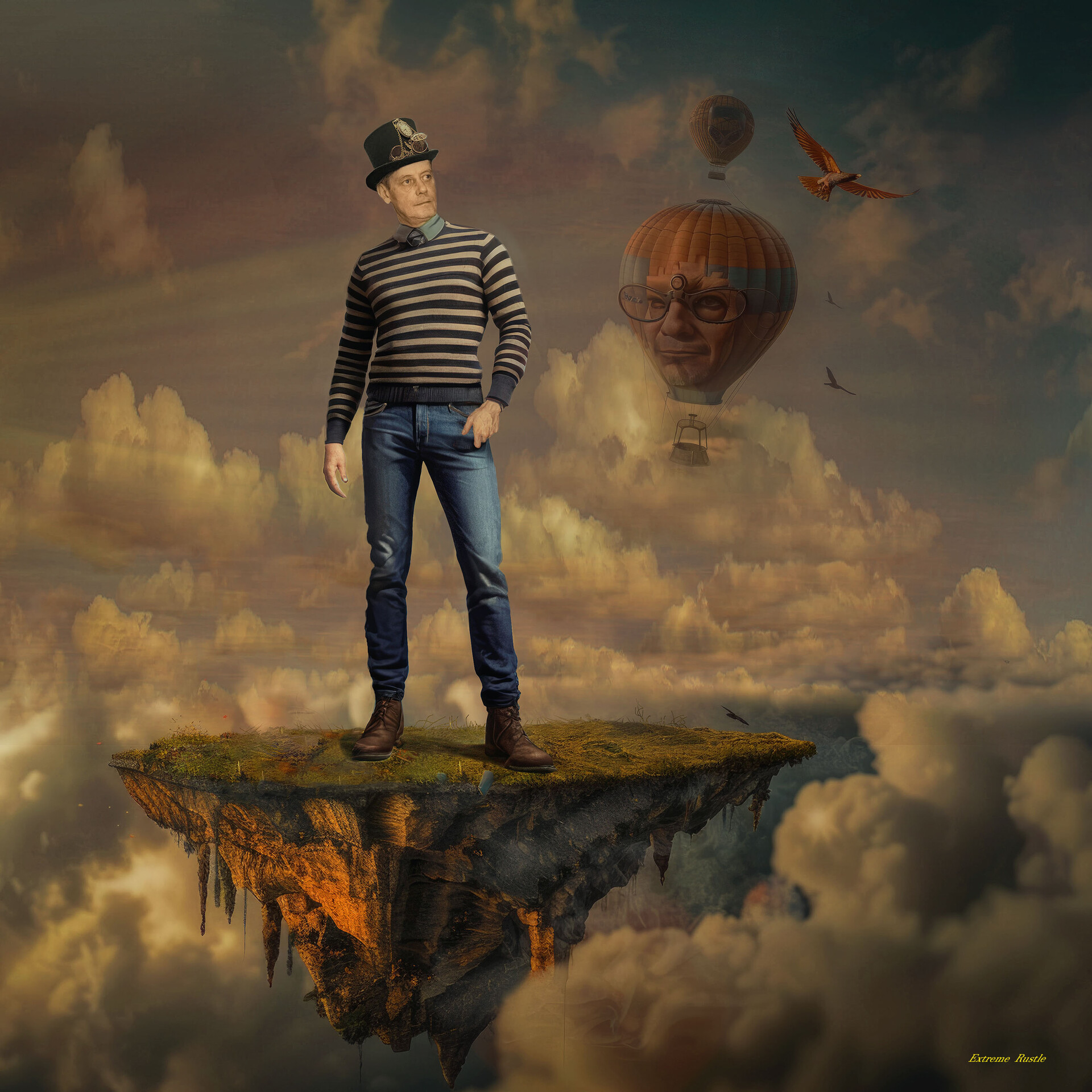 ArtStation - Well, at a bird's eye level.