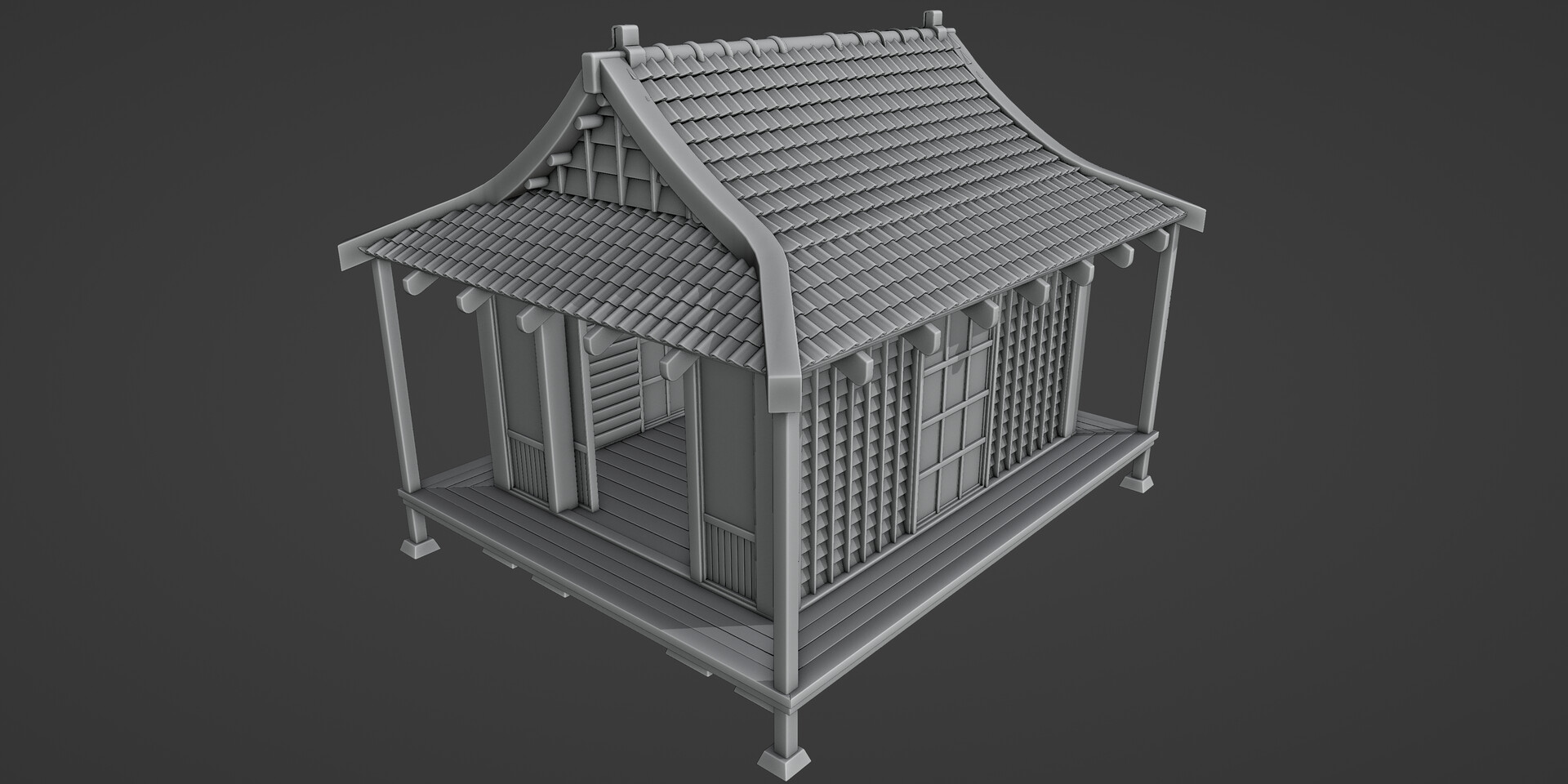 ArtStation - Simple Japanese house