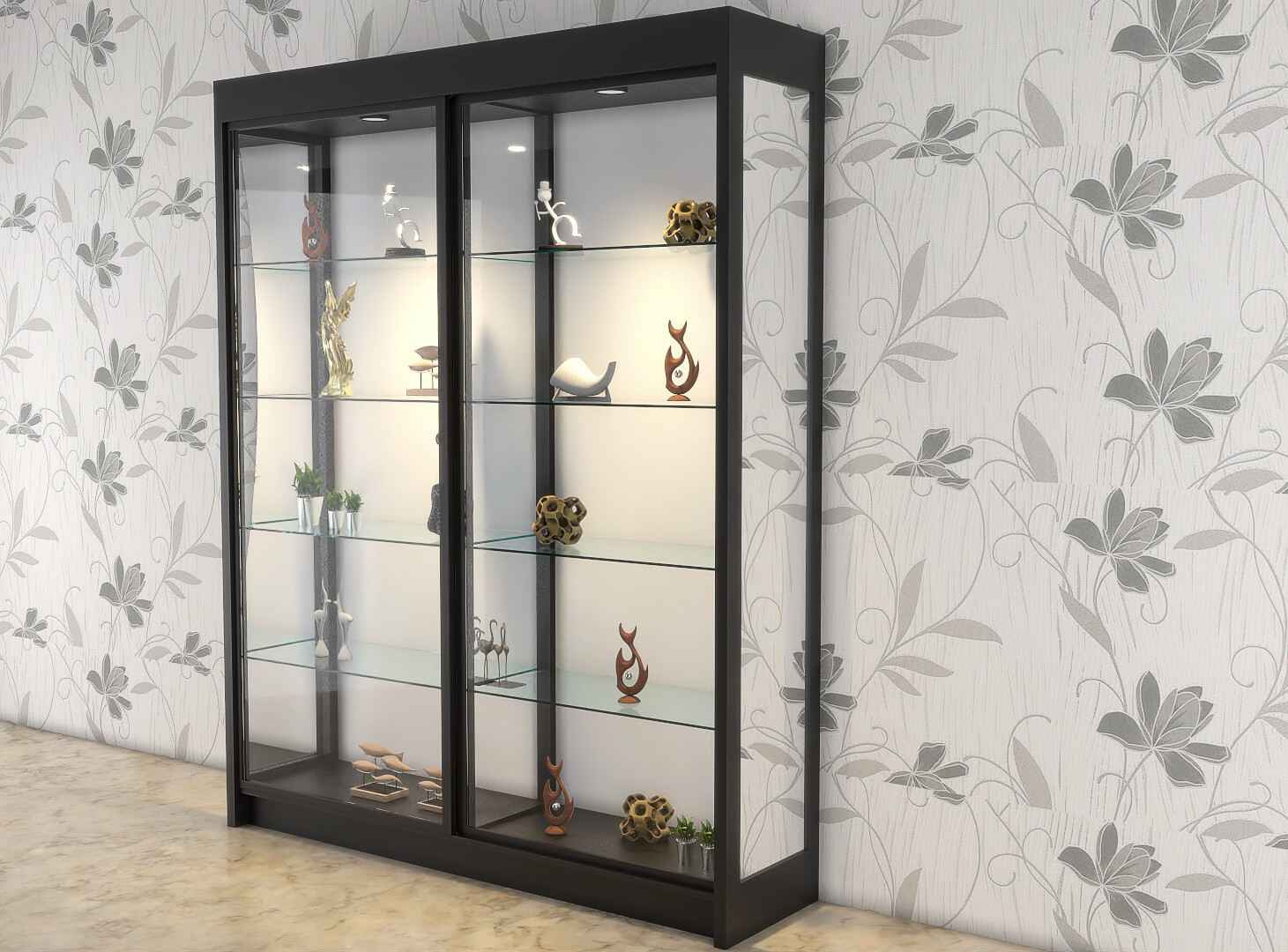 ArtStation - Unique types of display unit's 3D views.