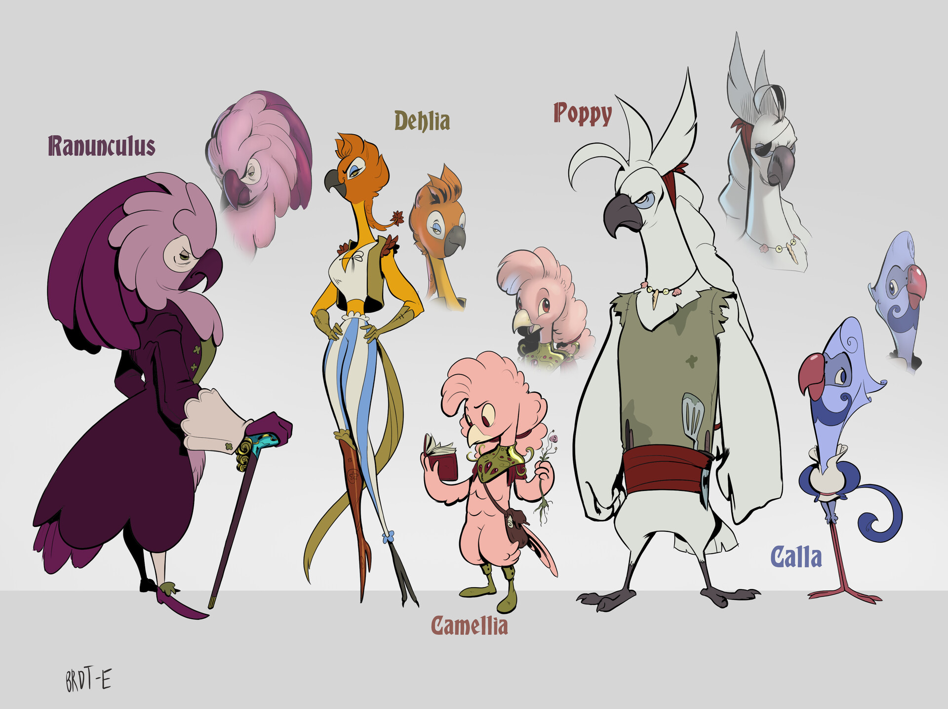 ArtStation - Parrot crew