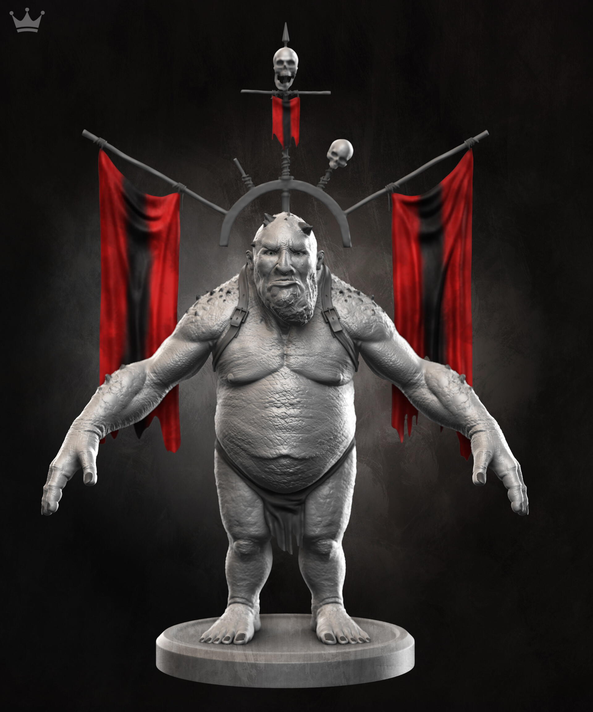 ArtStation - Banner Troll sculpt/concept