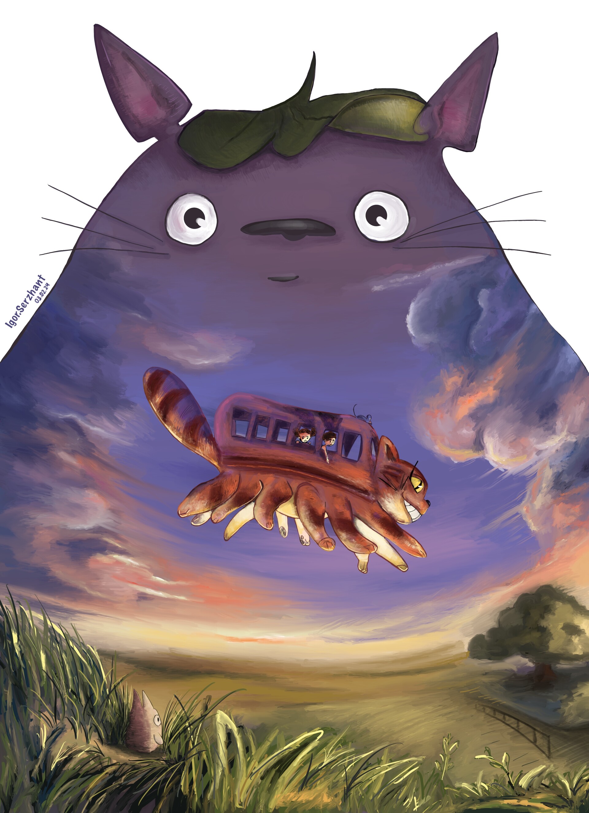 ArtStation - my neighbor Totoro