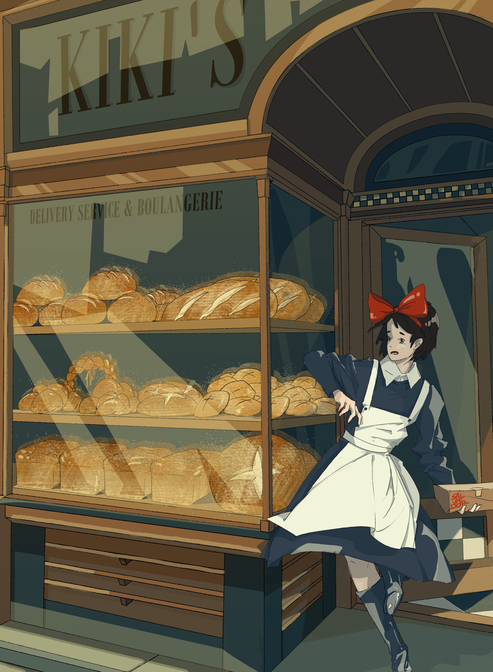 ArtStation - Kiki's Delivery Service Artwork