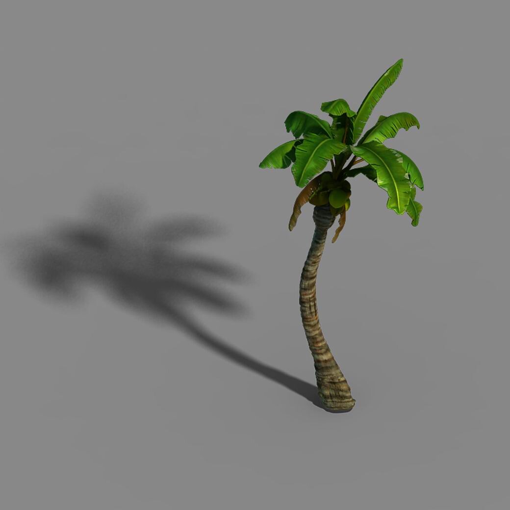 ArtStation - Empty Mulberry - coconut tree crook 01