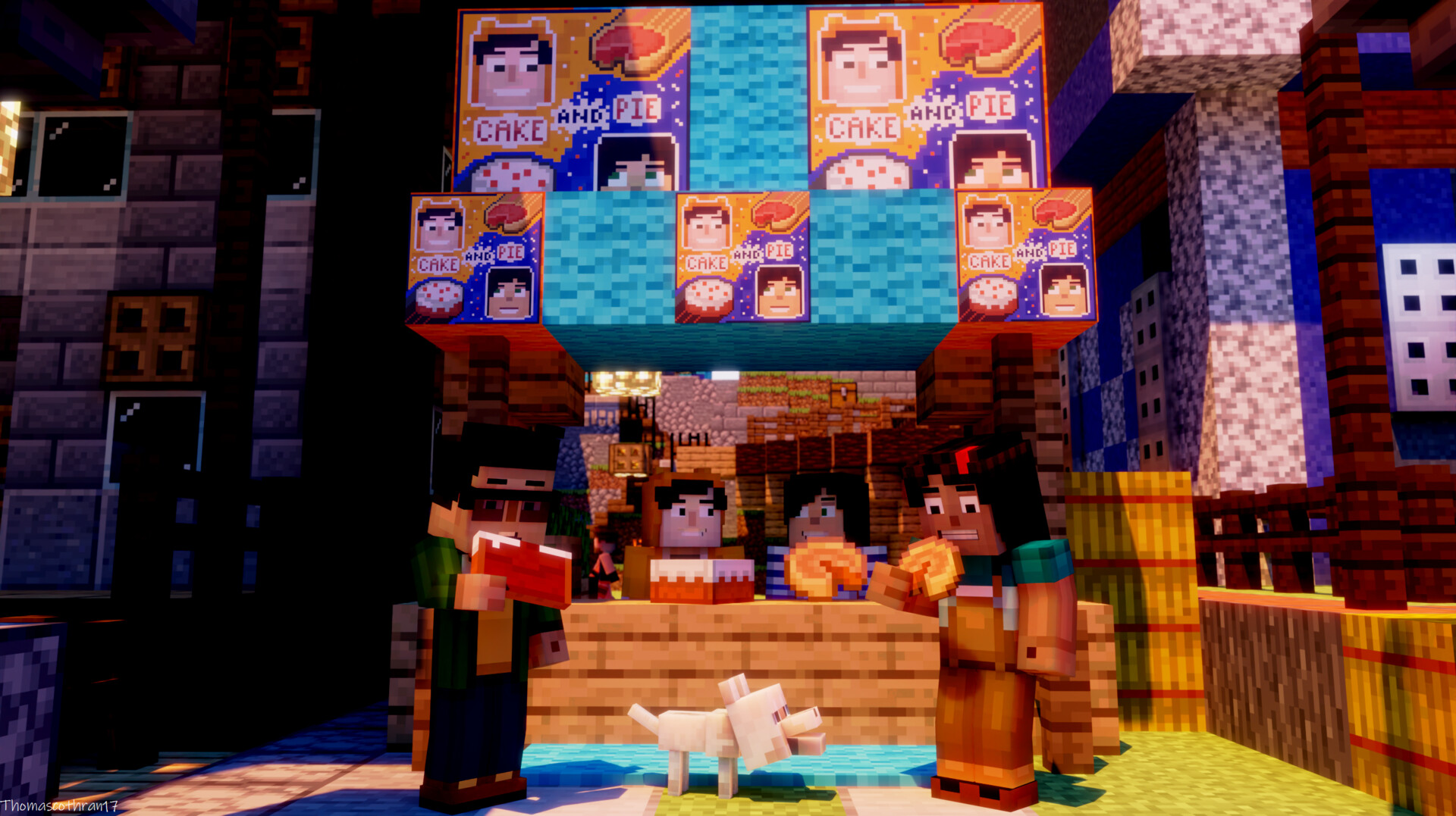 ArtStation - Stampy Cat and Stacyplays Celebration