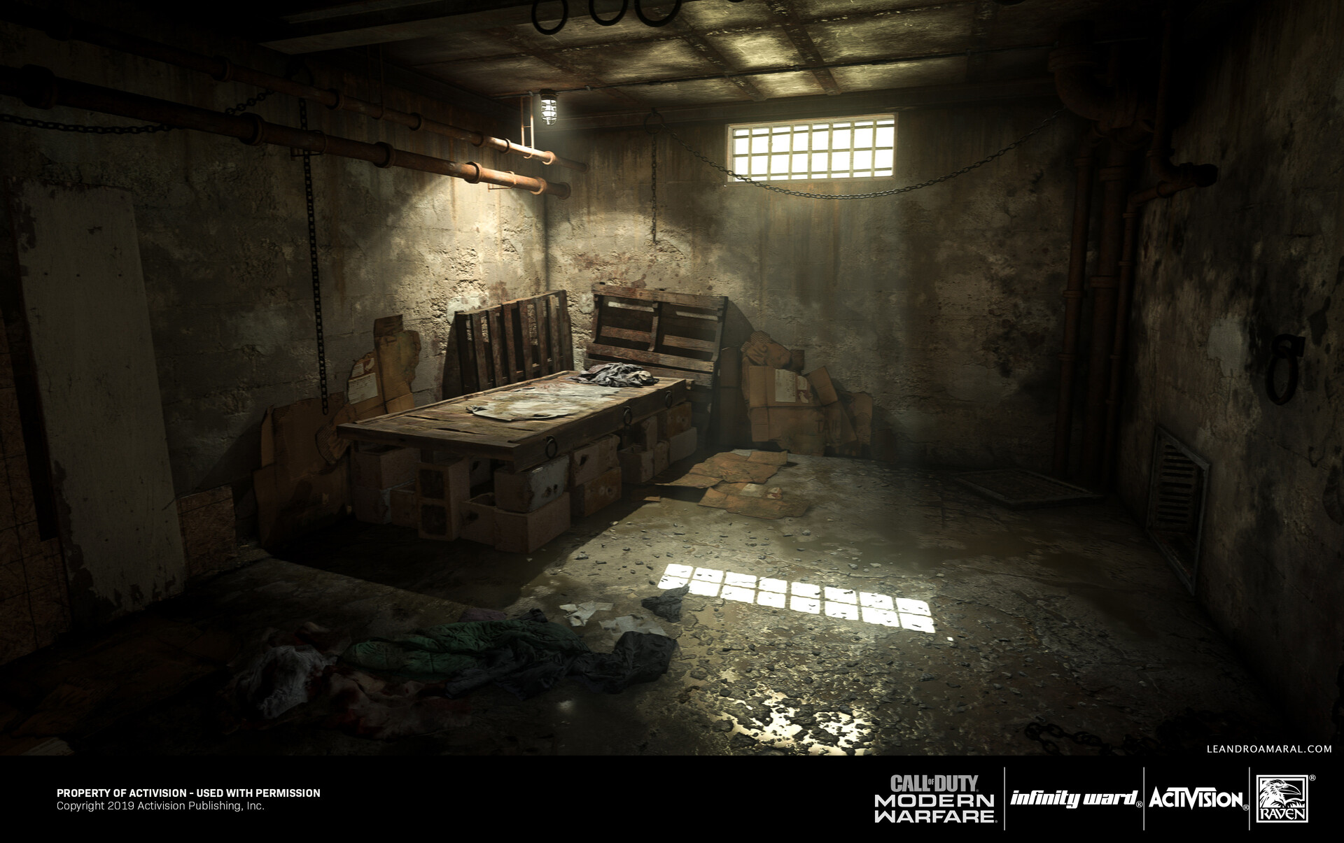 ArtStation - Call of Duty: Modern Warfare 2019. Captive mission environment art
