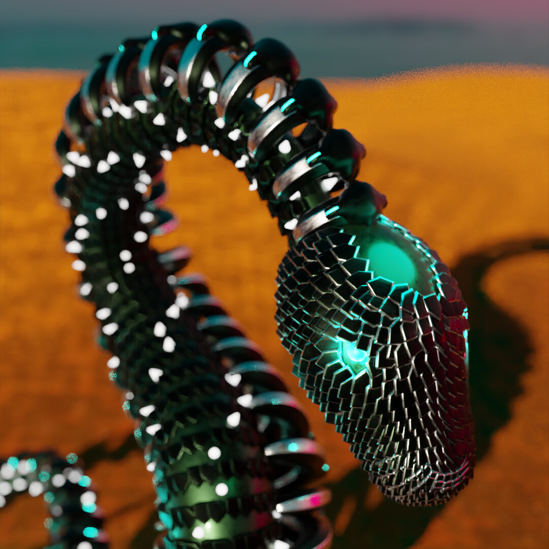 ArtStation - Sci-Fi Serpent