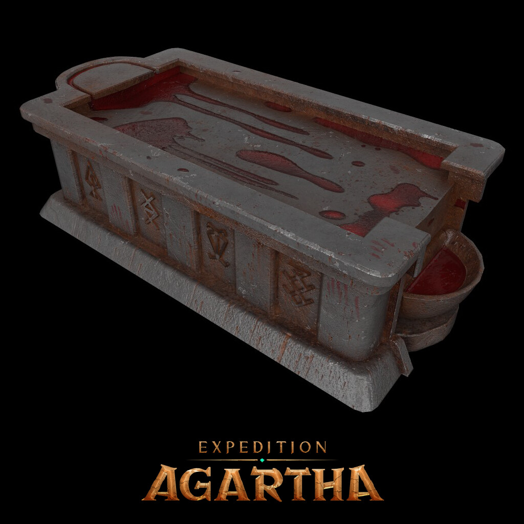 ArtStation - Expedition Agartha Sacrificial Altar Model